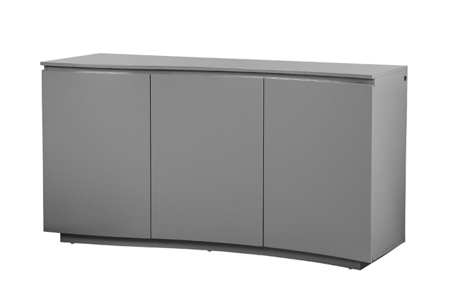 New Vida Living Lazzaro Gloss Sideboard with LED Lights - Graphite Grey ...