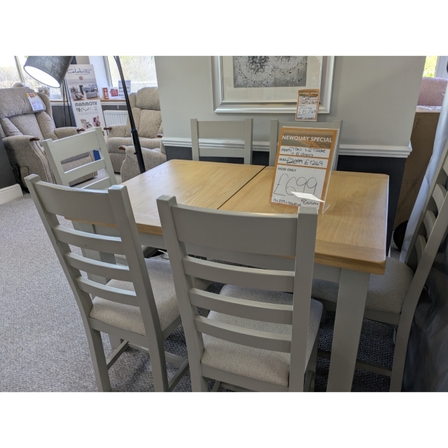 Eton Dining Table and 6 Chairs by Furniture World | ufurnish.com