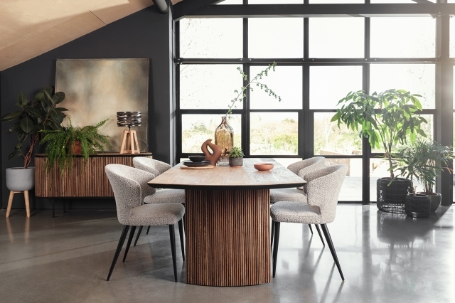 Menton Reclaimed Teak 200cm Dining Table - Reclaimed by Furniture World | ufurnish.com