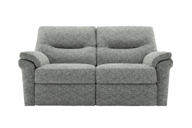 G Plan Seattle Fabric 2 Seater Sofa - Power Recliner with Lumbar ...