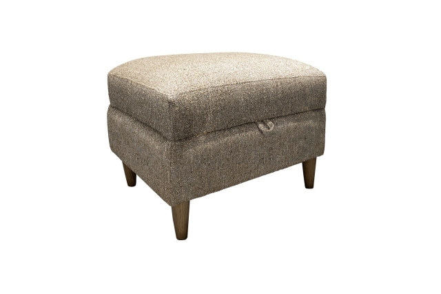 Bowen Fabric Storage Stool - Natural by Furniture World | ufurnish.com