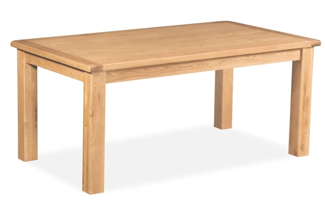 Salisbury Waxed Premium Oak Dining Table 1500Mm - Oak by Furniture ...