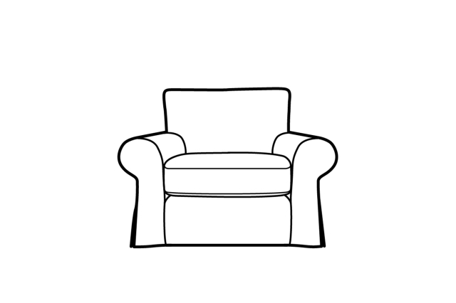 Collins and Hayes Lavinia Major Chair - Major Chair - Loose Cover by ...