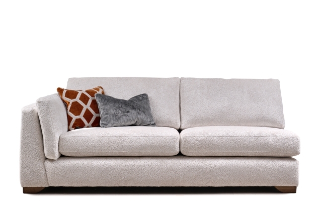 Milton Upholstered 4 Seater Modular Sofa End Unit - Right Hand Facing ...