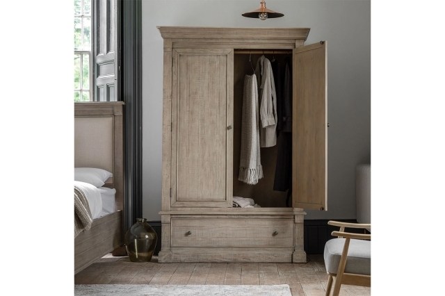 Gallery Direct Vancouver Rustic Wardrobe - Pine by Furniture World ...