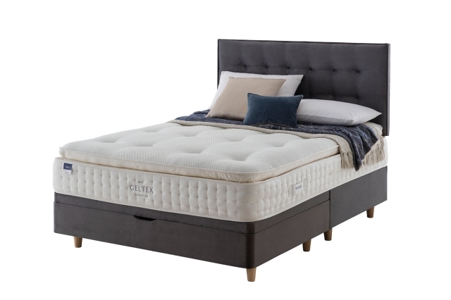 Silentnight Elixir Geltex Slimline Divan Bed - Single - Grey by ...