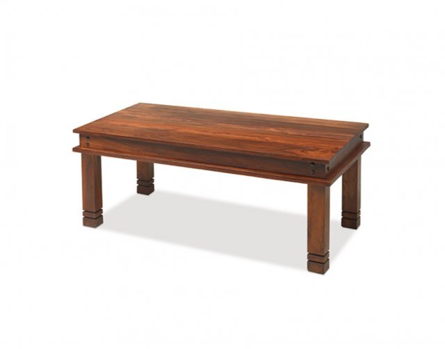 Oak City - Maharajah Indian Rosewood Chunky Coffee Table - 60 x 110 by ...