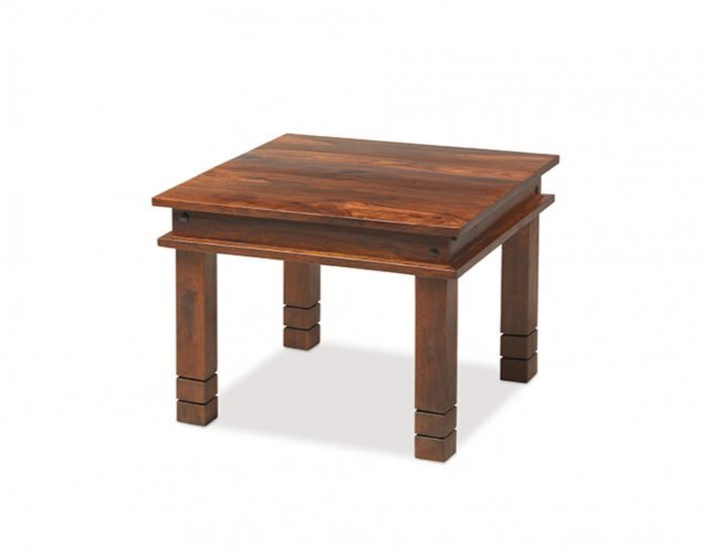 Oak City - Maharajah Indian Rosewood Chunky Coffee Table - 60 x 60 by ...