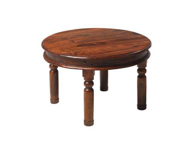 Oak City - Maharajah Indian Rosewood Round Coffee Table - 70cm by ...