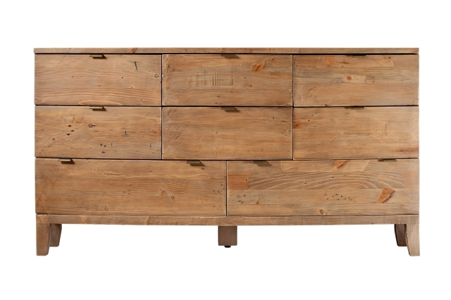 Bermuda Reclaimed Wood 8 Drawer Wide Chest of Drawers - Reclaimed by ...