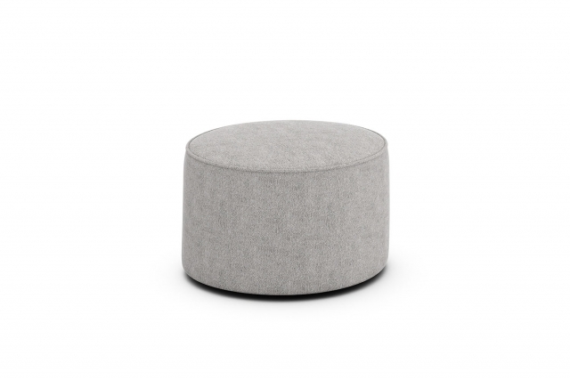 Hadleigh Fabric Small Round Stool by Furniture World | ufurnish.com