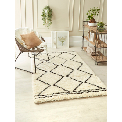 Origin Cream Berber Wool Rug by George at ASDA | ufurnish.com