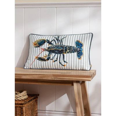 Evans Lichfield Salcombe Lobster Piped Cushion by George at ASDA ...
