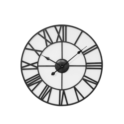 time Skeleton Metal Wall Clock 60cm by George at ASDA | ufurnish.com