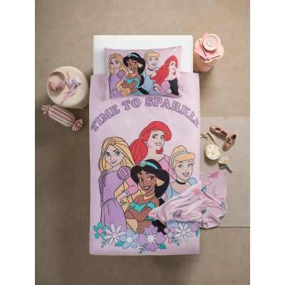Disney Princess Reversible Single Duvet Set by George at ASDA ...
