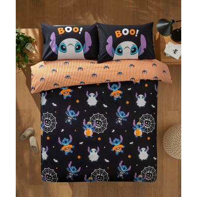 Disney Halloween Stitch Boo Easycare Duvet Set by George at ASDA ...