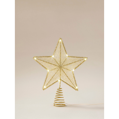 Gold-Tone Star Christmas Tree Topper by George at ASDA | ufurnish.com