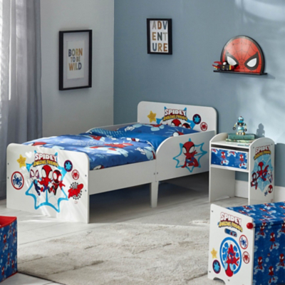 Marvel Spiderman Spidey Wooden Toddler Bed by George at ASDA | ufurnish.com