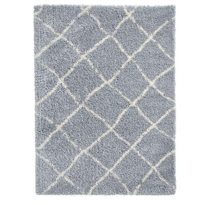 Think Rugs Grey Scandi Berber Style Shaggy Rug by George at ASDA ...