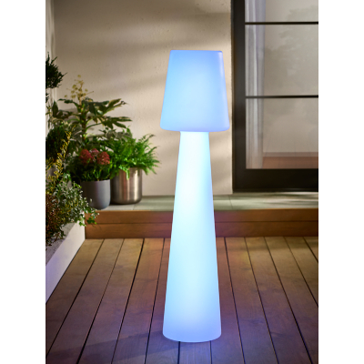 White Solar Floor Lamp by George at ASDA | ufurnish.com