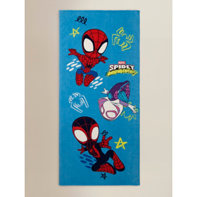 Marvel Spider-Man Spidey & Friends Cotton Towel by George at ASDA ...