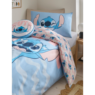 Disney Stitch Blue Reversible Duvet Set by George at ASDA | ufurnish.com