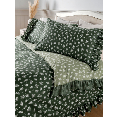 Stacey Solomon Frill Edge Pretty Posy Cotton Duvet Set by George at ...