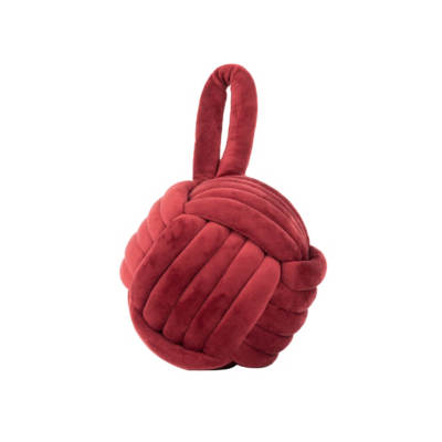 Red Furn Knot Velvet Door Stop by George at ASDA | ufurnish.com