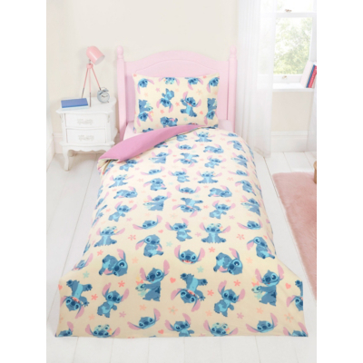 Disney Stitch Fleece Single Duvet Set by George at ASDA | ufurnish.com