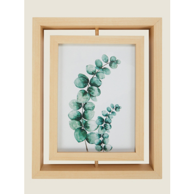 Natural Light Wood Multi Aperture Spinning Frame by George at ASDA ...