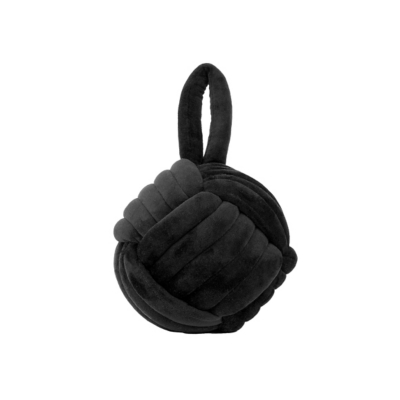 Black Furn Knot Velvet Door Stop by George at ASDA | ufurnish.com