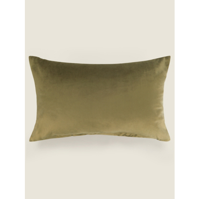 Green Rectangular Velvet Cushion by George at ASDA | ufurnish.com