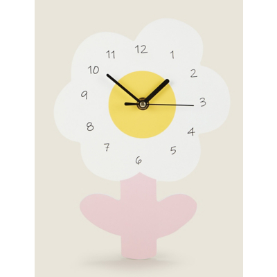 White Daisy Clock by George at ASDA | ufurnish.com