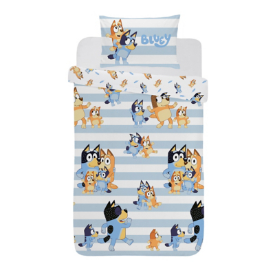 Bluey 'Stripes' Duvet Set by George at ASDA | ufurnish.com