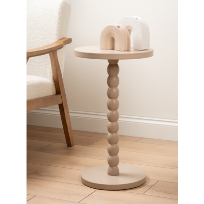 Beige Bobbin Side Table by George at ASDA | ufurnish.com