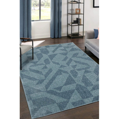 maker Blue Juno Geometric Rug by George at ASDA | ufurnish.com