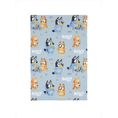 Bluey 'Let's Play' Fleece Blanket - 100cm x 150cm by George at ASDA ...