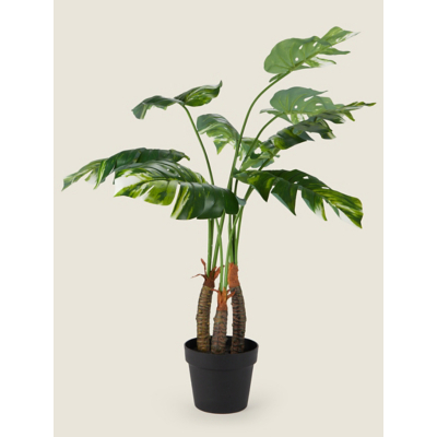 Green Real Touch Artificial Monstera 100cm by George at ASDA | ufurnish.com