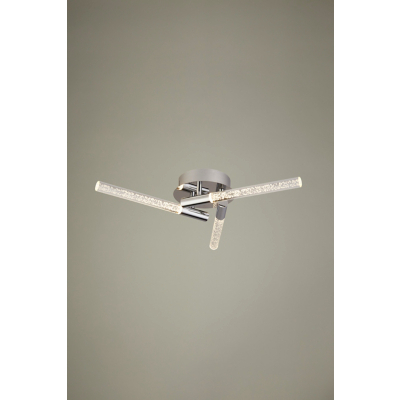 LC Chrome 3 Bubble Arms LED Ceiling Light by George at ASDA | ufurnish.com