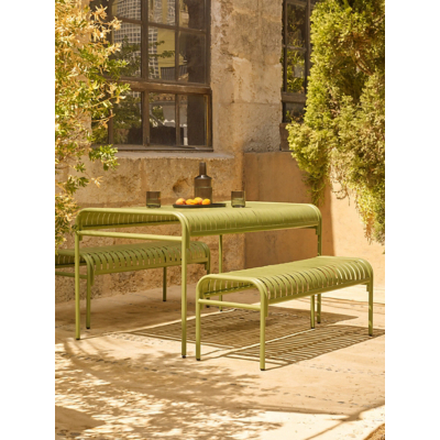 Green Metal Slat 3 Piece Bench Set by George at ASDA | ufurnish.com