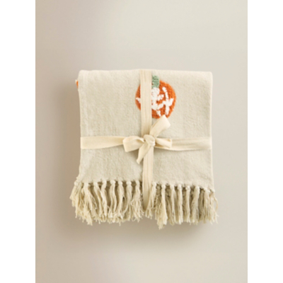 Tufted Pumpkin Throw - 120cm x 150cm by George at ASDA | ufurnish.com