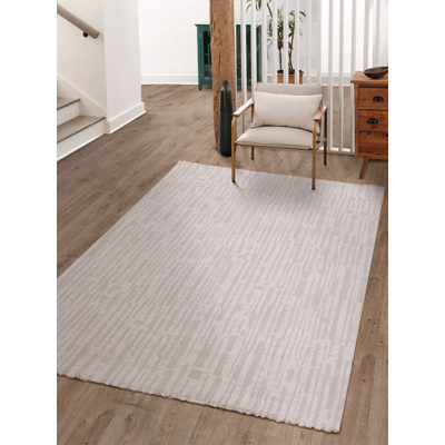 The Rug Edit Axel Stripe Ivory Rug by George at ASDA | ufurnish.com