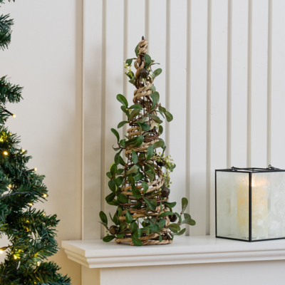 Scottish Everlastings 50cm Cone Tree by George at ASDA | uFurnish.com
