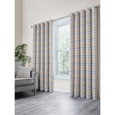 Curtina Natural Arcadia Eyelet Curtains by George at ASDA | ufurnish.com