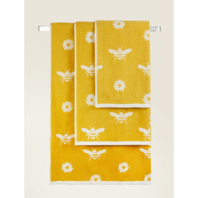 Yellow Bee & Daisy Towel Range by George at ASDA | ufurnish.com