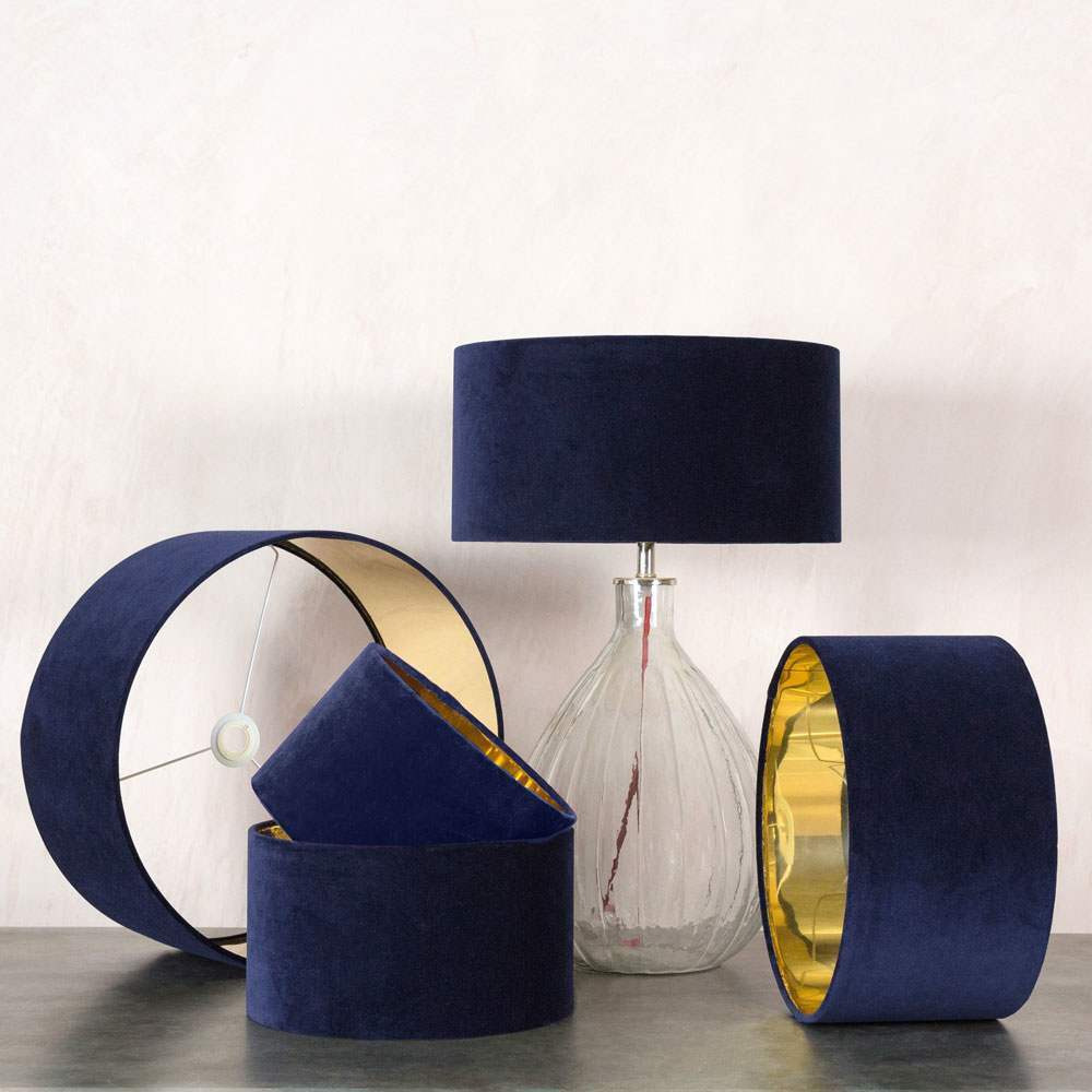 "Midnight Velvet Lamp Shade 20""" by Graham & Green | ufurnish.com