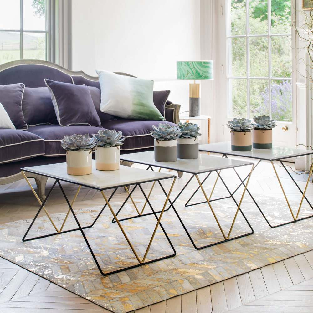 Detroit Marble Coffee Table by Graham & Green | ufurnish.com