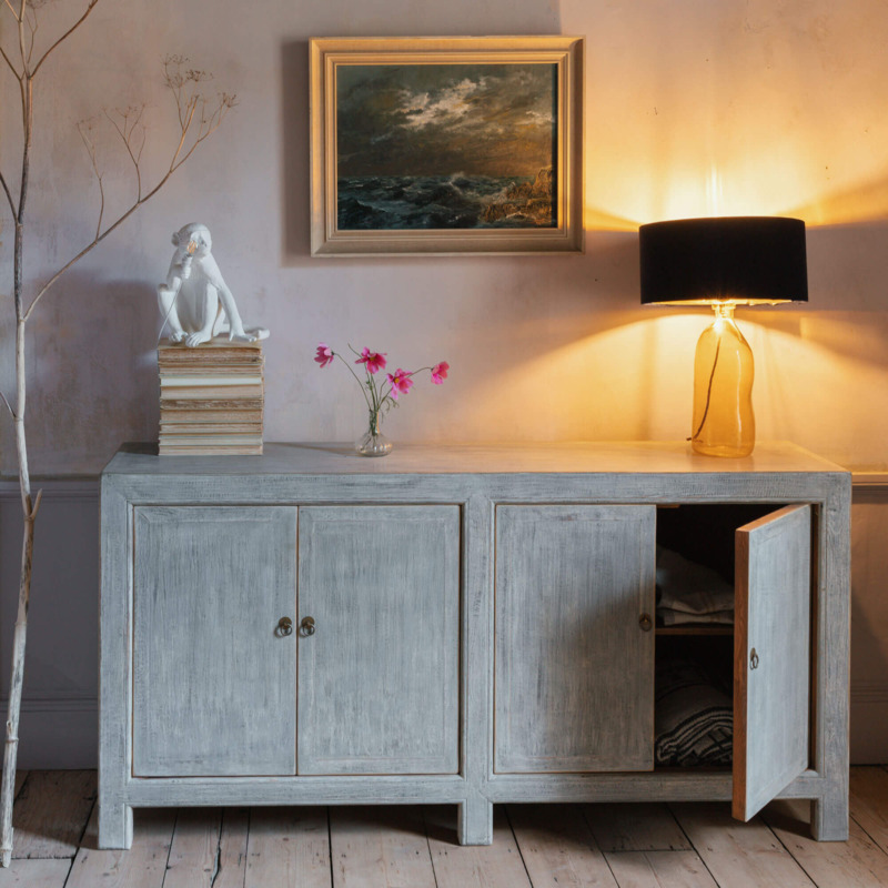 Graham and Green Dali Grey Four Door Sideboard by Graham & Green ...