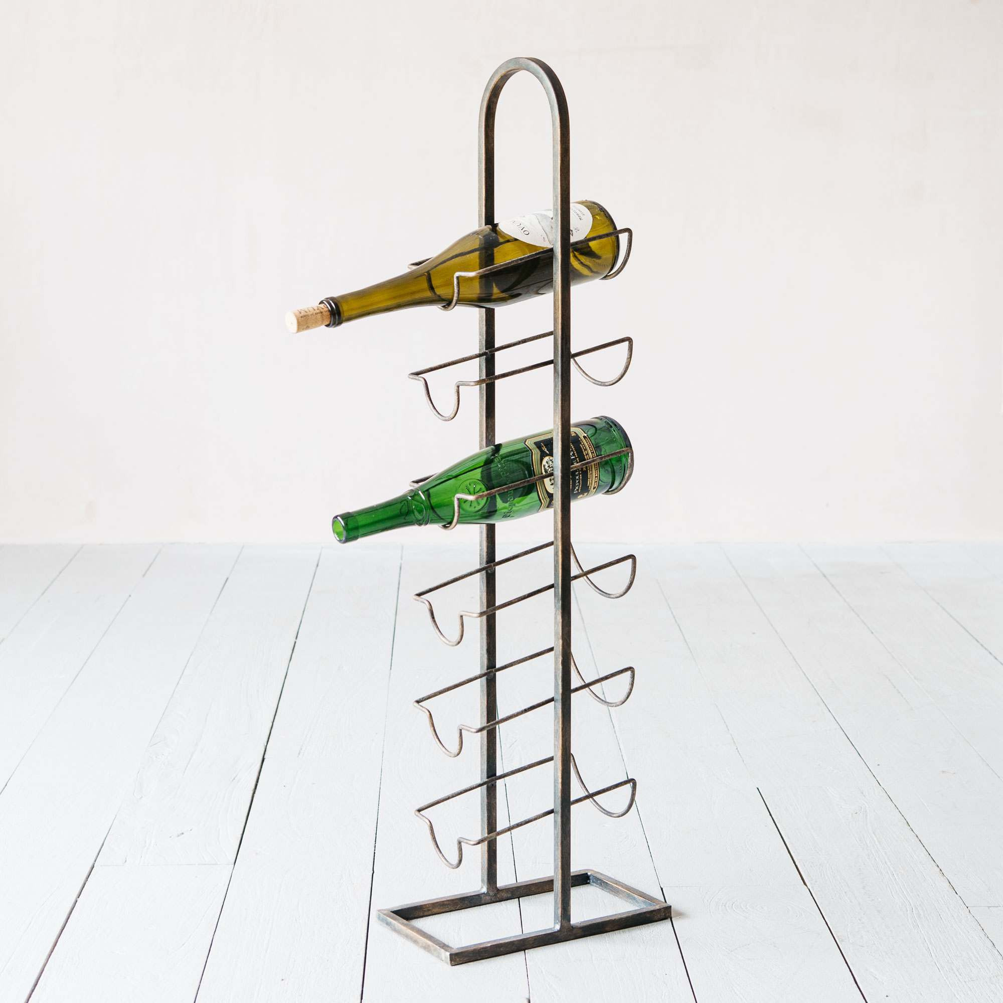 Six Bottle Metal Wine Rack by Graham & Green | ufurnish.com