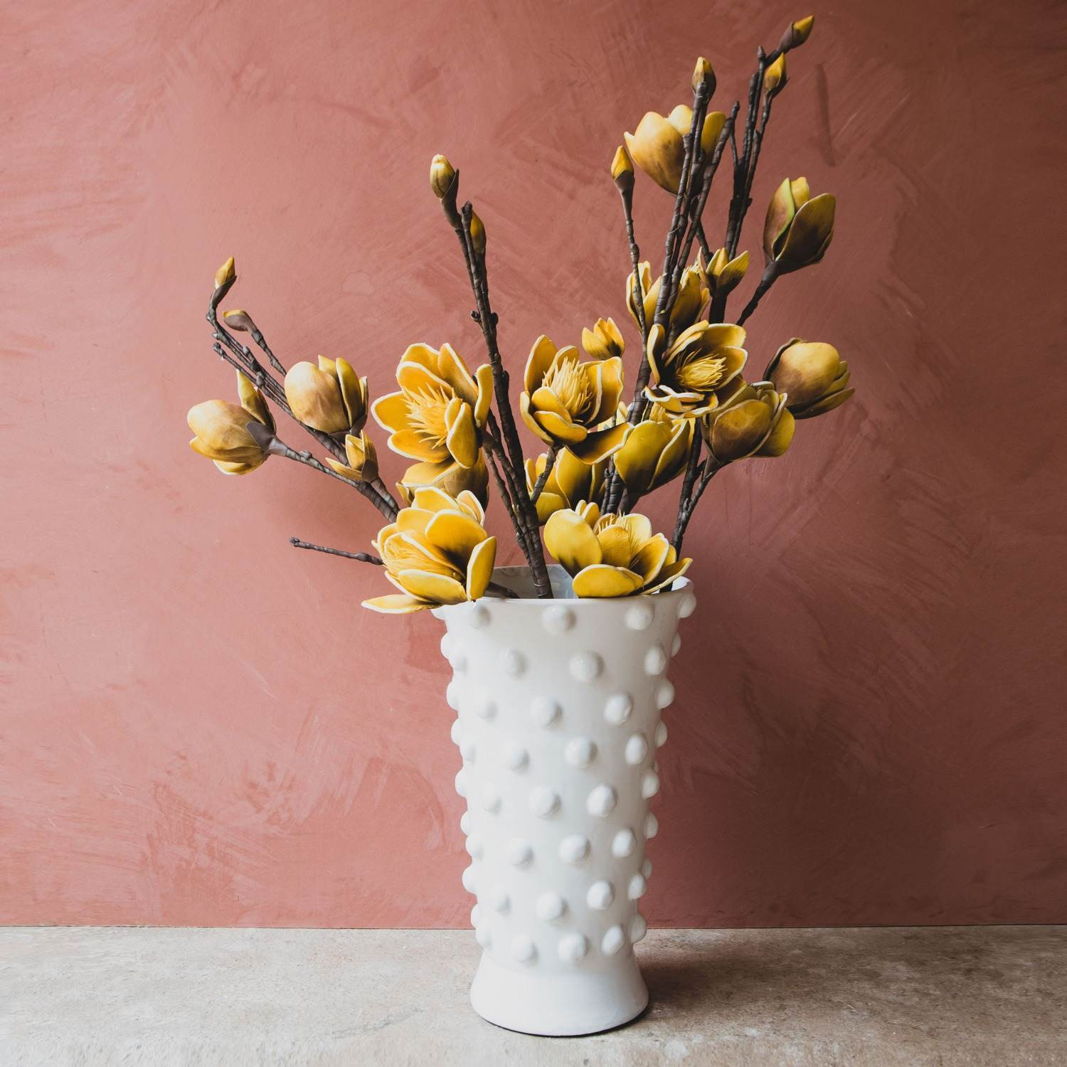 Graham and Green Tall White Bobble Vase by Graham & Green | ufurnish.com